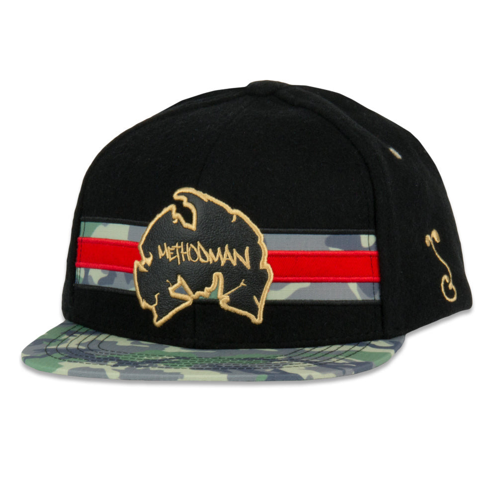 Method Man Camo Ripstop Black Wool Snapback Hat – Piece Within